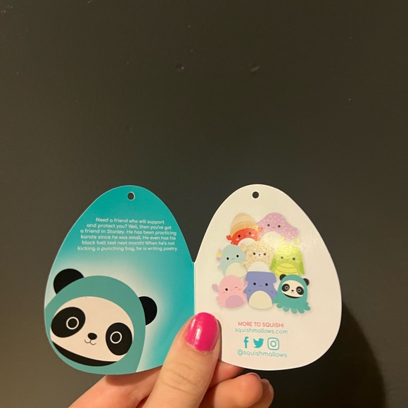 Squishmallows | Toys | Nwt Squishmallow Stanley The Panda | Poshmark